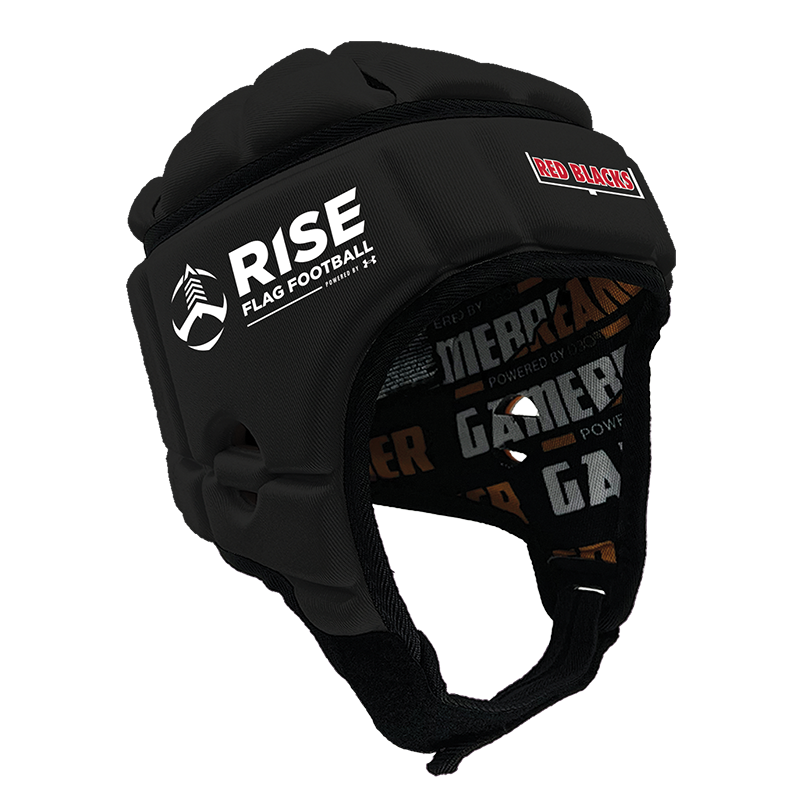 UA RISE FLAG FOOTBALL - RED BLACKS GameBreaker Headgear